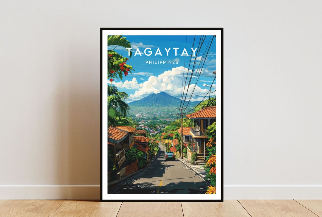 Tagaytay Travel Print - Philippines, Tagaytay Poster, Philippines ...