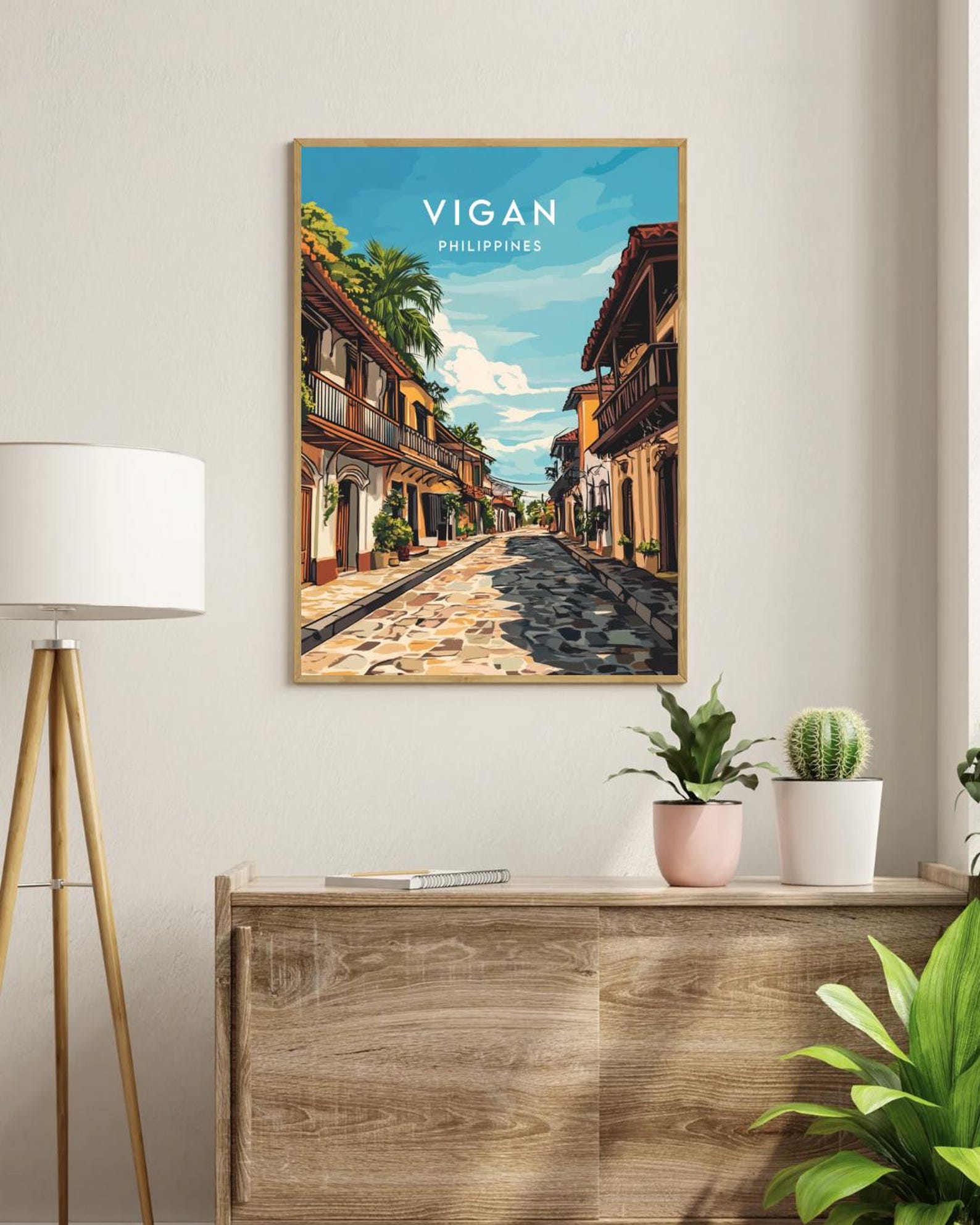 Vigan Travel Print - Philippines, Vigan Poster, Philippines Poster ...