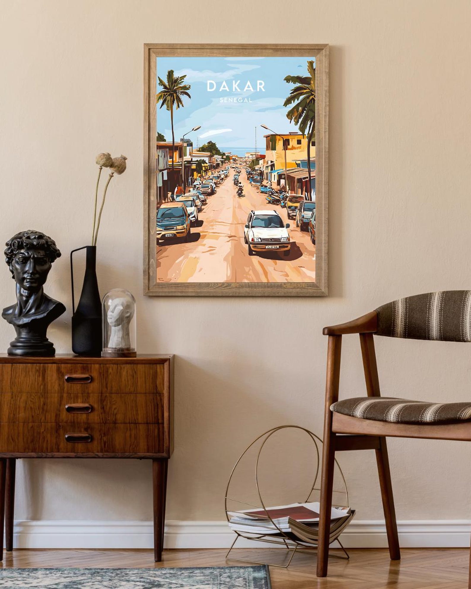 Dakar Travel Print - Senegal, Dakar Poster, Senegal Poster, Travel Wall ...