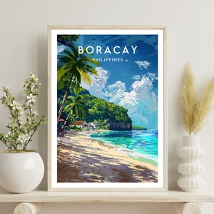 Boracay Travel Print - Philippines, Boracay Poster, Philippines Poster, Travel Wall Art ...