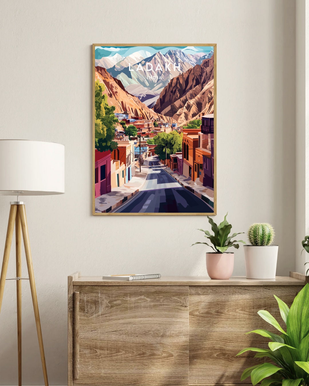 Ladakh Travel Print - India, Ladakh Poster, India Poster, Travel Wall ...
