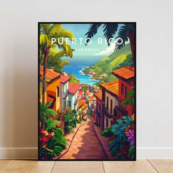 Puerto Rico Poster - Etsy
