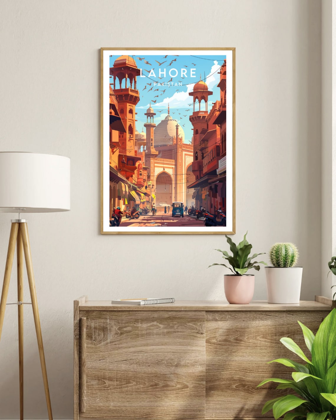 Lahore Travel Print - Pakistan, Lahore Poster, Pakistan Poster, Travel ...