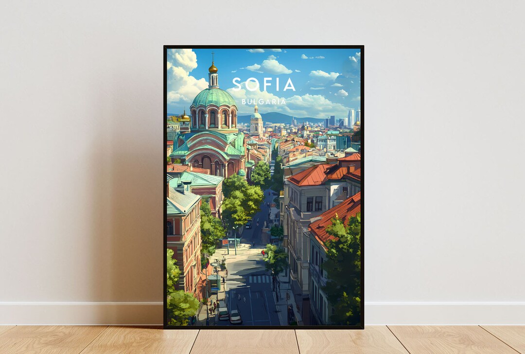 Sofia Travel Print - Bulgaria, Sofia Poster, Bulgaria Poster, Travel Wall Art, Bulgaria Print ...