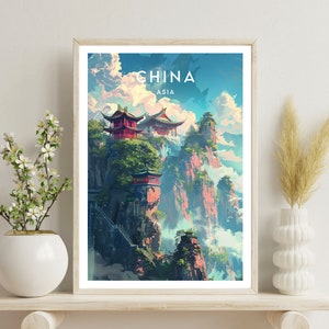 China Travel Print, China Poster, Travel Wall Art, China Print, Travel ...