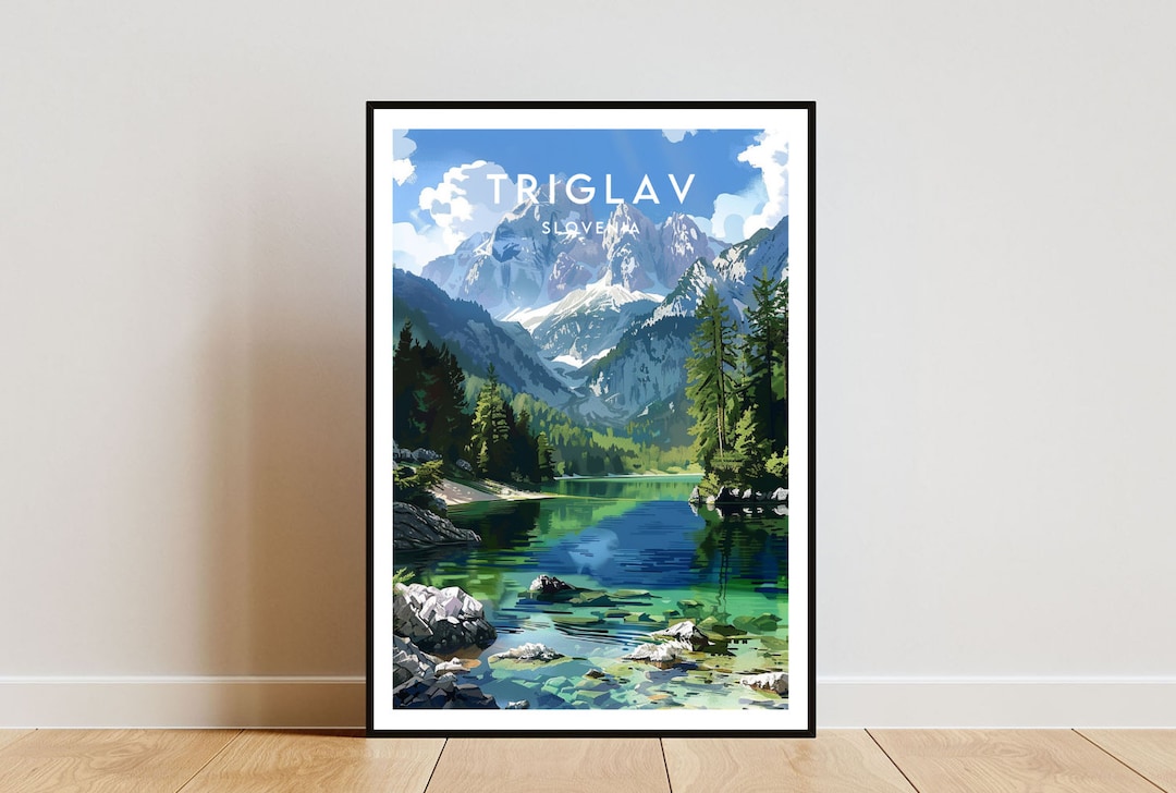 Triglav Travel Print - Slovenia, Triglav Poster, Slovenia Poster ...