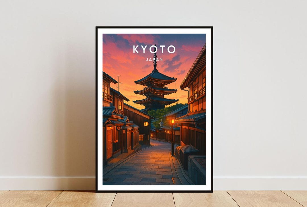 Kyoto Travel Print - Japan, Kyoto Poster, Japan Wall Art, Japan ...