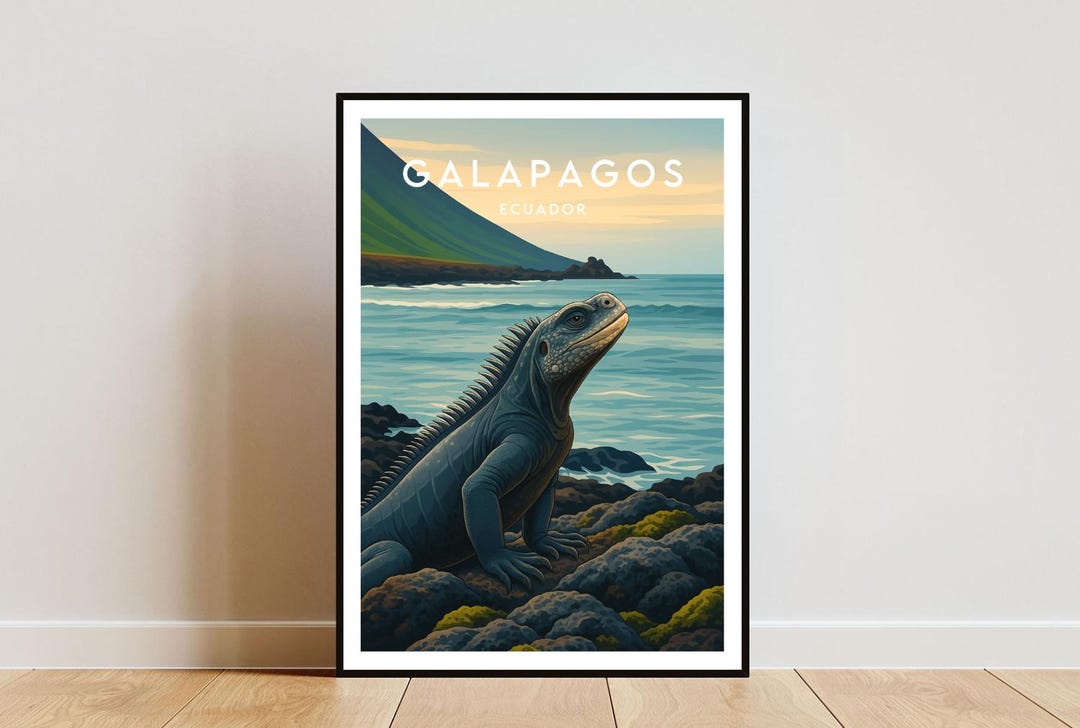 Galapagos Travel Print - Ecuador, Galapagos Poster, Ecuador Poster ...