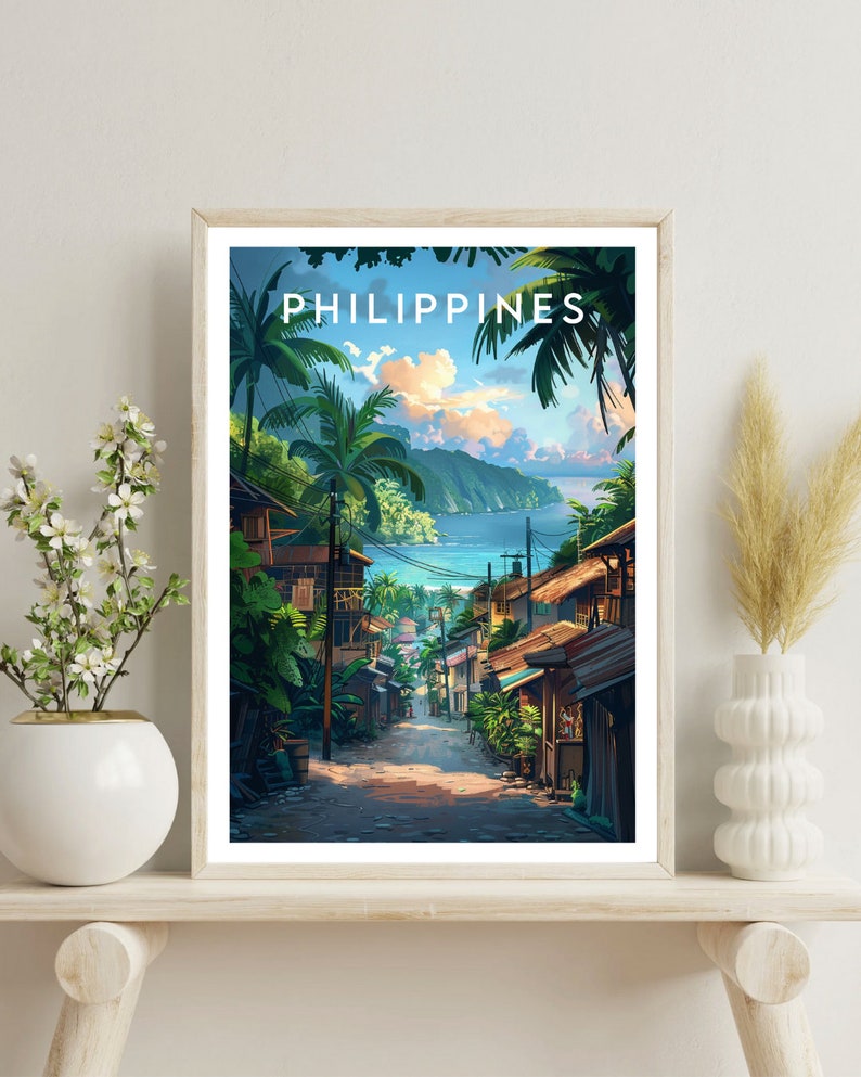 Philippines Travel Print - Asia, Philippines Poster, Travel Wall Art ...