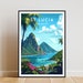 St Lucia Travel Print - Caribbean, St Lucia Poster, Caribbean Poster ...