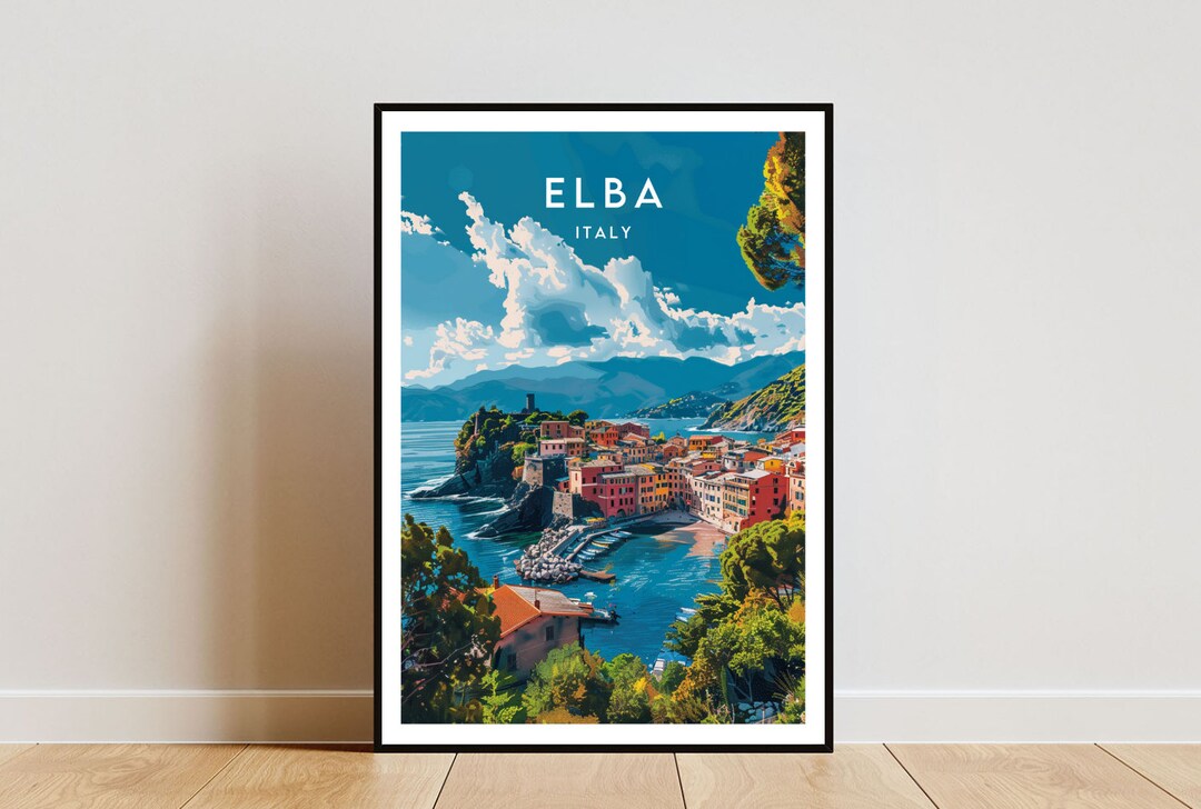 Elba Travel Print - Italy, Elba Poster, Italy Poster, Travel Wall Art ...