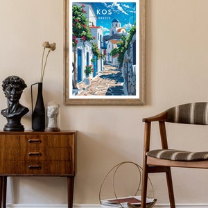 Kos Travel Print - Greece, Kos Poster, Greece Poster, Travel Wall Art ...