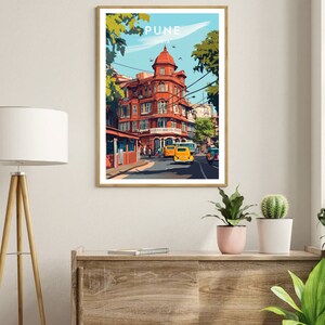 Pune Travel Print - India, Pune Poster, India Poster, Travel Wall Art ...