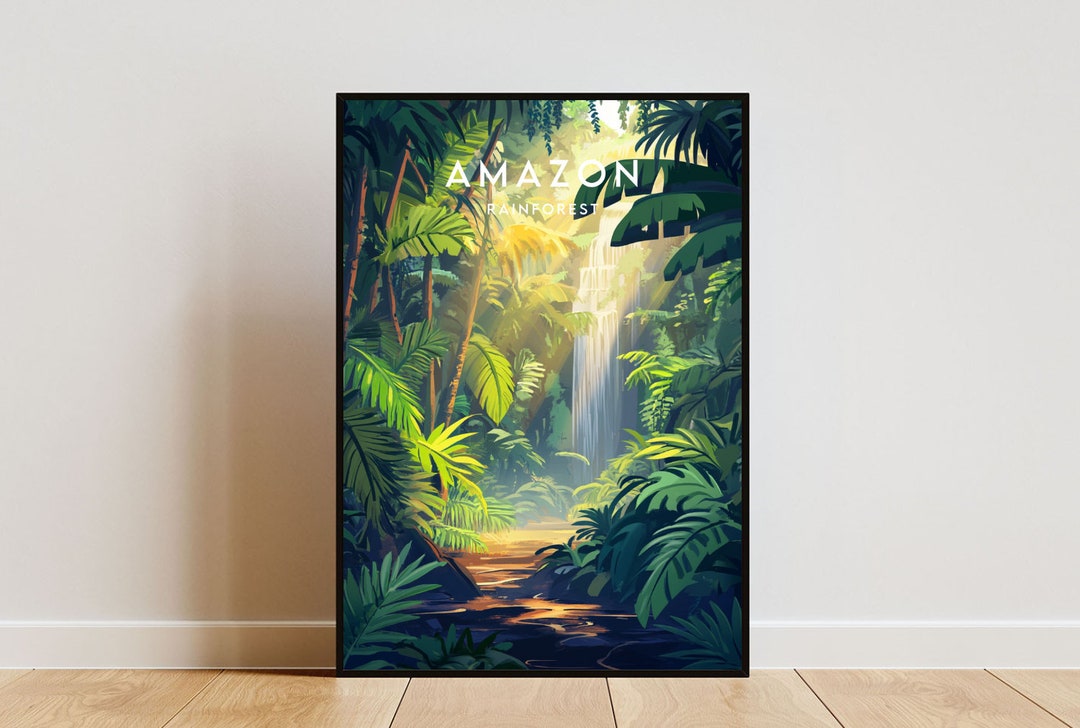 Amazon Rainforest Travel Print - Amazon, Amazon Poster, Rainforest ...