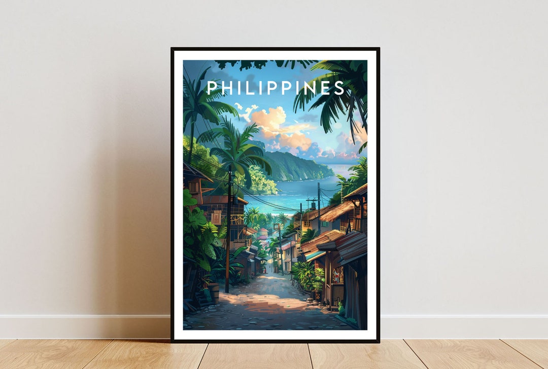Philippines Travel Print - Asia, Philippines Poster, Travel Wall Art ...