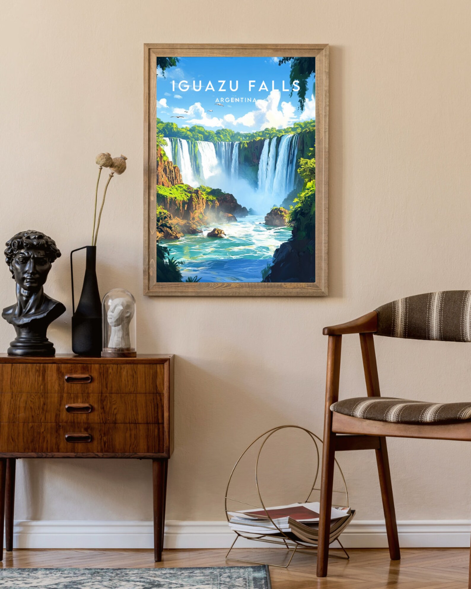 Iguazu Falls Travel Print - Argentina, Iguazu Falls Poster, Argentina ...
