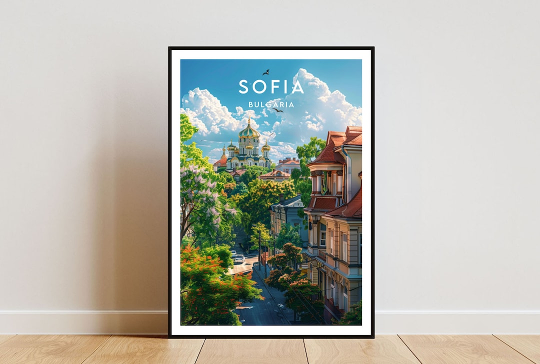 Sofia Travel Print - Bulgaria, Sofia Poster, Bulgaria Poster, Travel Wall Art, Bulgaria Print ...