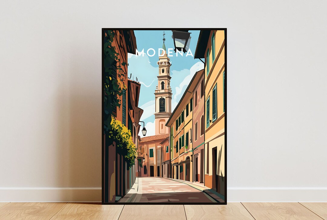 Modena Travel Print - Italy, Modena Poster, Italy Poster, Travel Wall ...