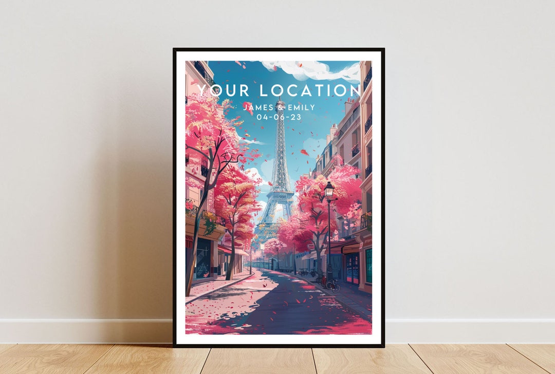 Custom Travel Print - Personalised, Custom Poster, Personalised Poster ...