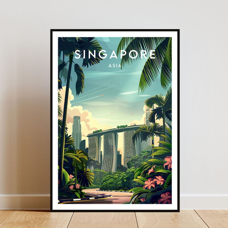 Singapore Poster - Etsy