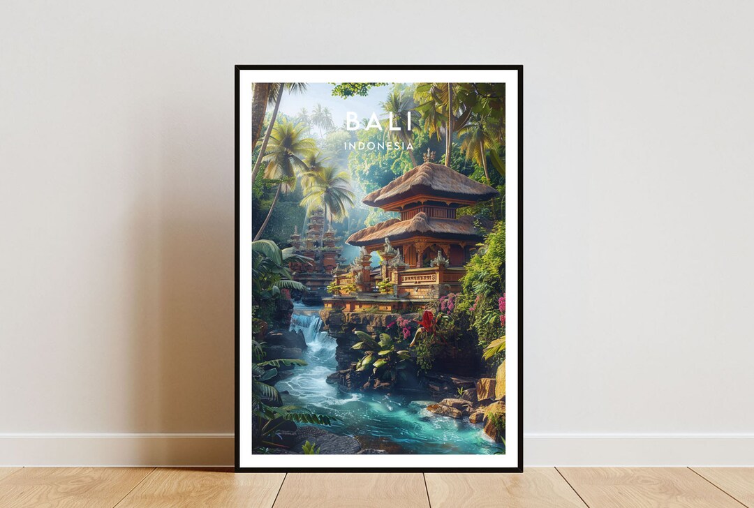 Bali Travel Print - Indonesia, Bali Poster, Indonesia Poster, Travel ...