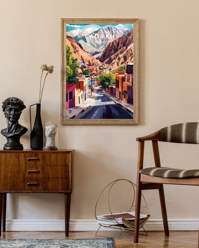 Ladakh Travel Print - India, Ladakh Poster, India Poster, Travel Wall ...