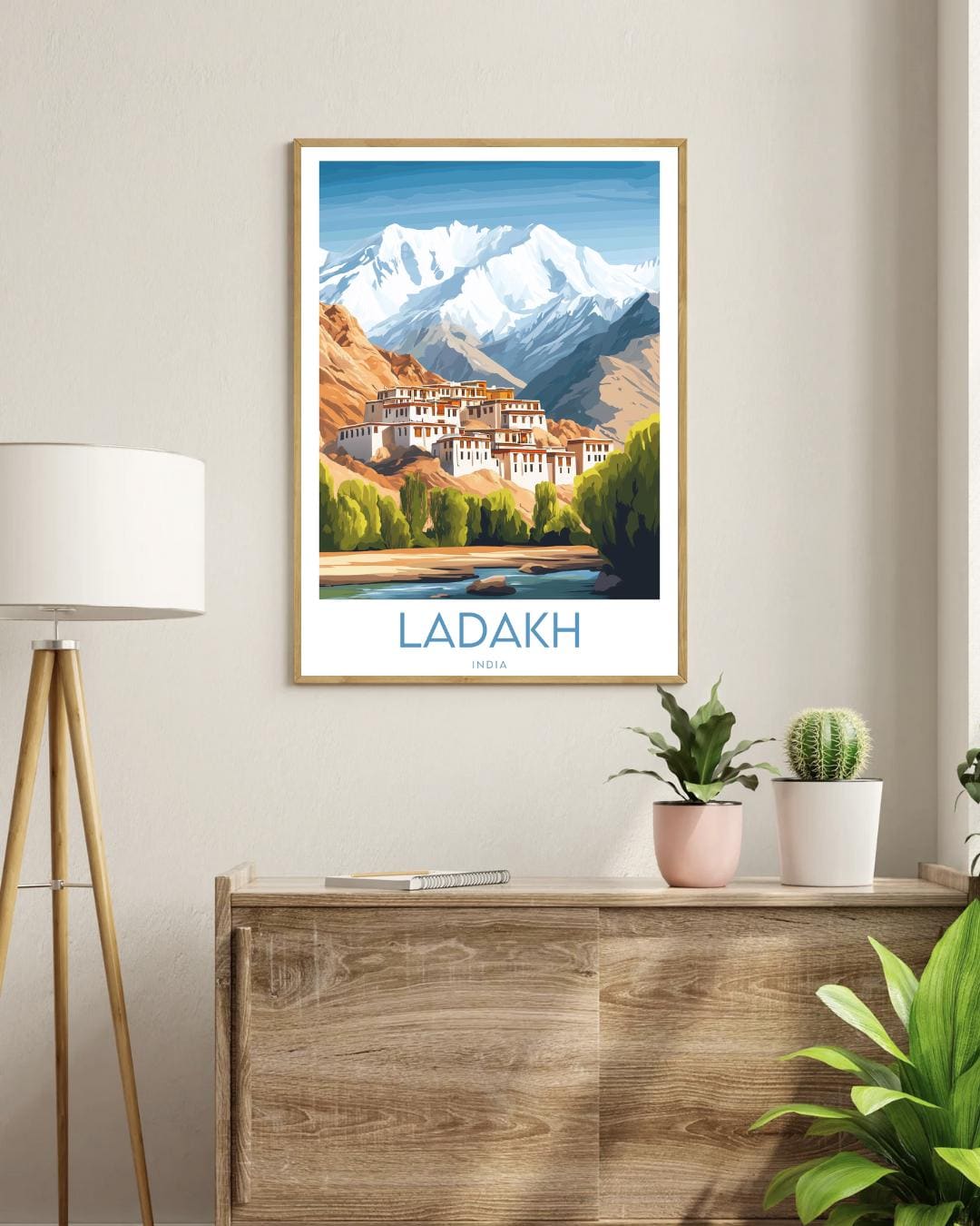 Ladakh Travel Print - India, Ladakh Poster, India Poster, Travel Wall ...