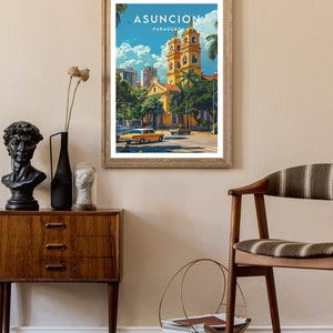 Asuncion Travel Print - Paraguay, Asuncion Poster, Paraguay Poster ...
