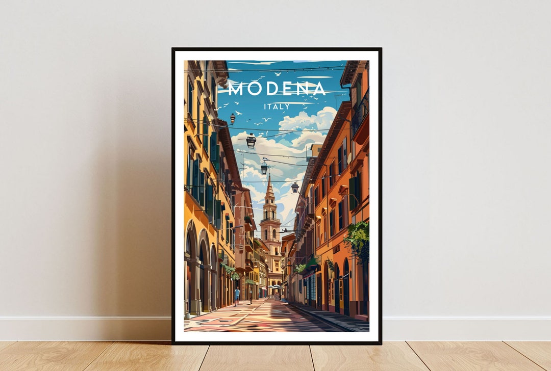Modena Travel Print - Italy, Modena Poster, Italy Poster, Travel Wall ...