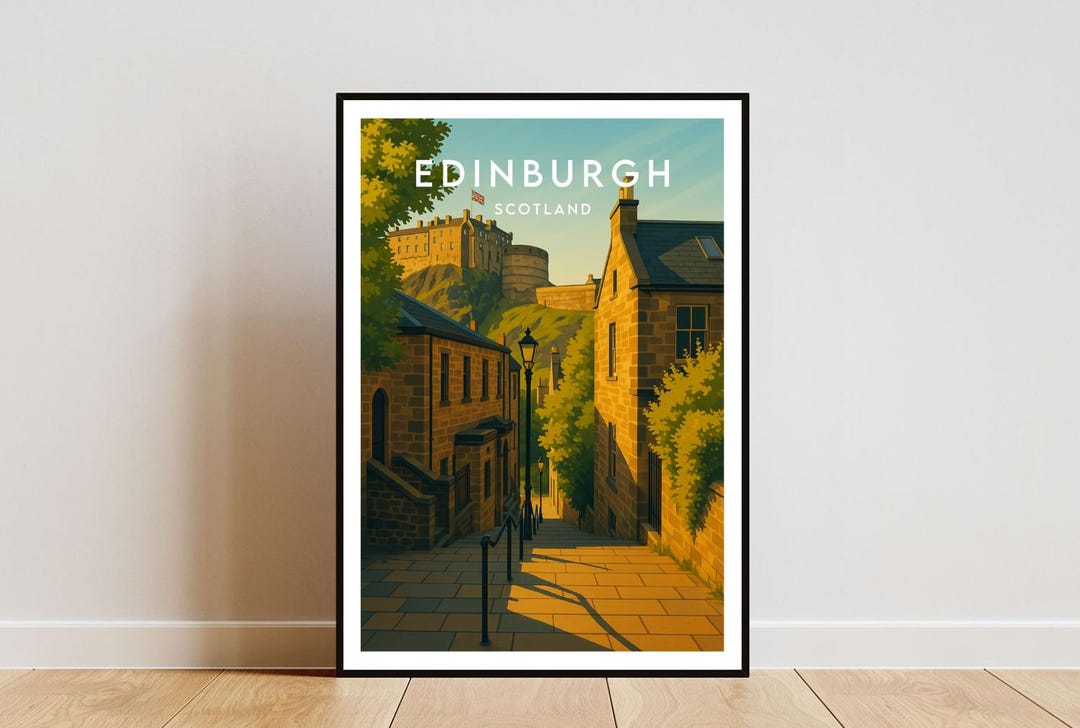 Edinburgh Travel Print - Scotland, Edinburgh Poster, Scotland Poster ...