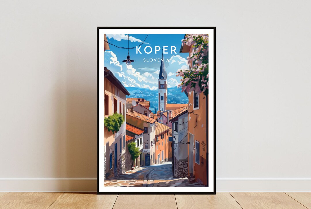 Koper Travel Print - Slovenia, Koper Poster, Slovenia Poster, Travel ...
