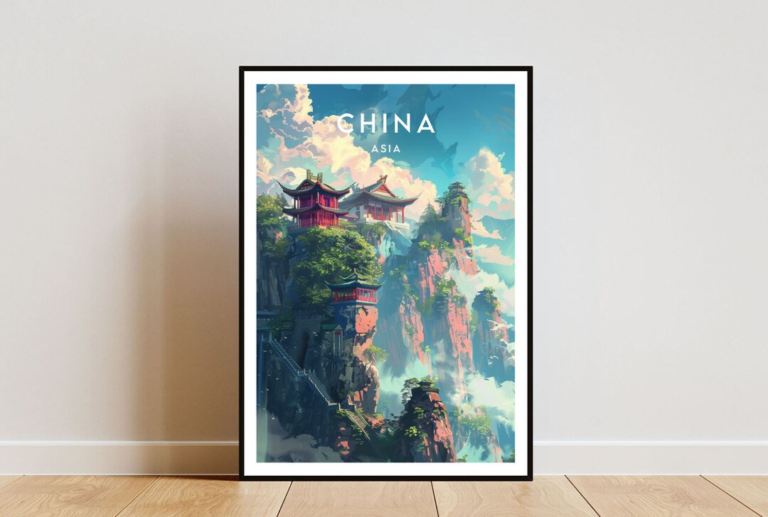China Travel Print, China Poster, Travel Wall Art, China Print, Travel ...