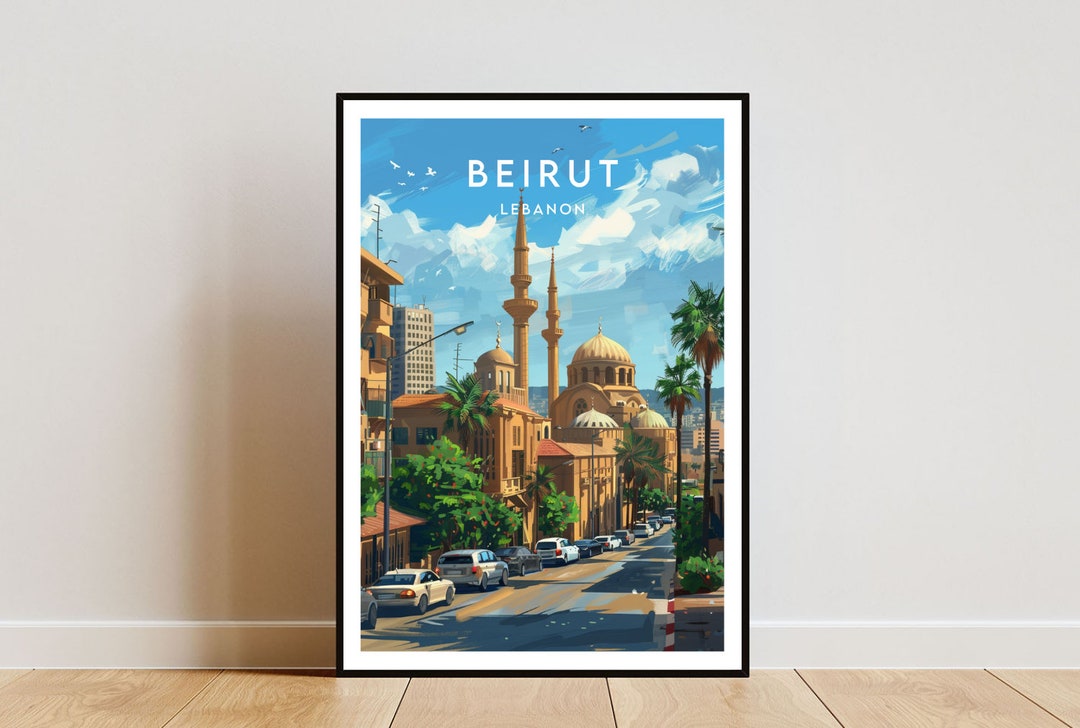 Beirut Travel Print - Lebanon, Beirut Poster, Lebanon Poster, Travel ...