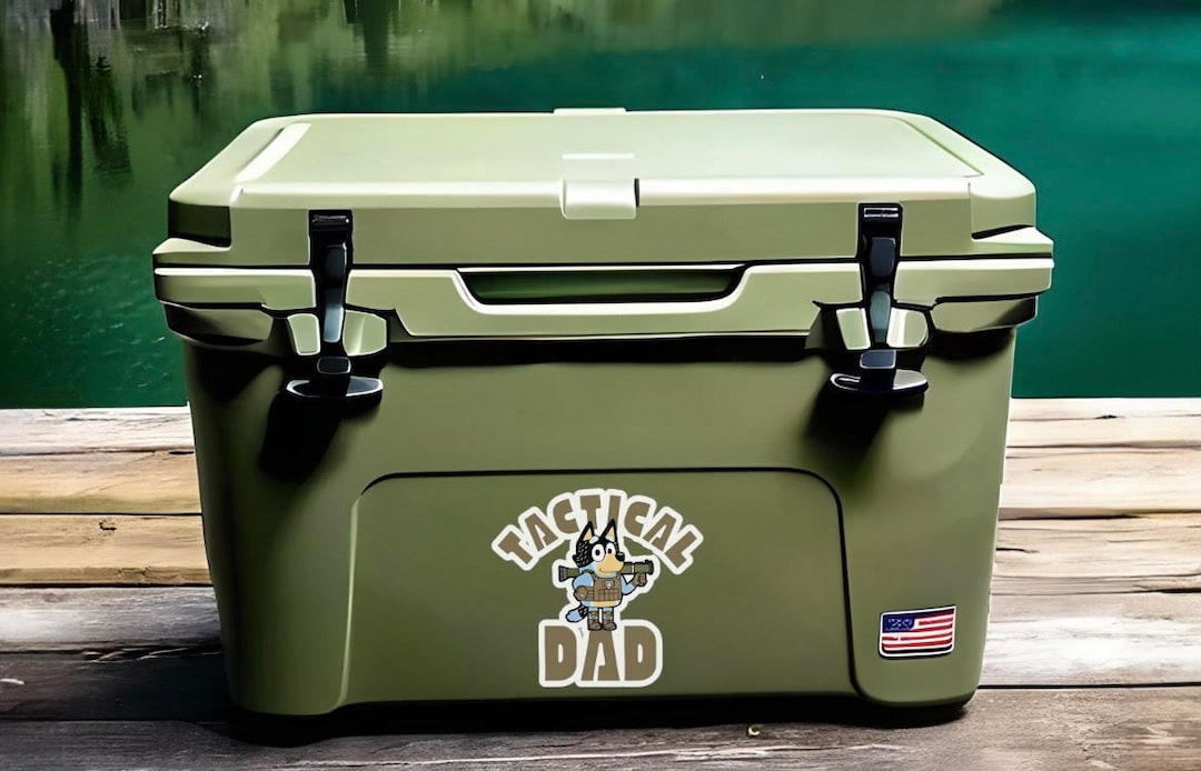 Tactical Dad Bluey Stickers One Piece Sticker Military Dad Bandit Bluey ...