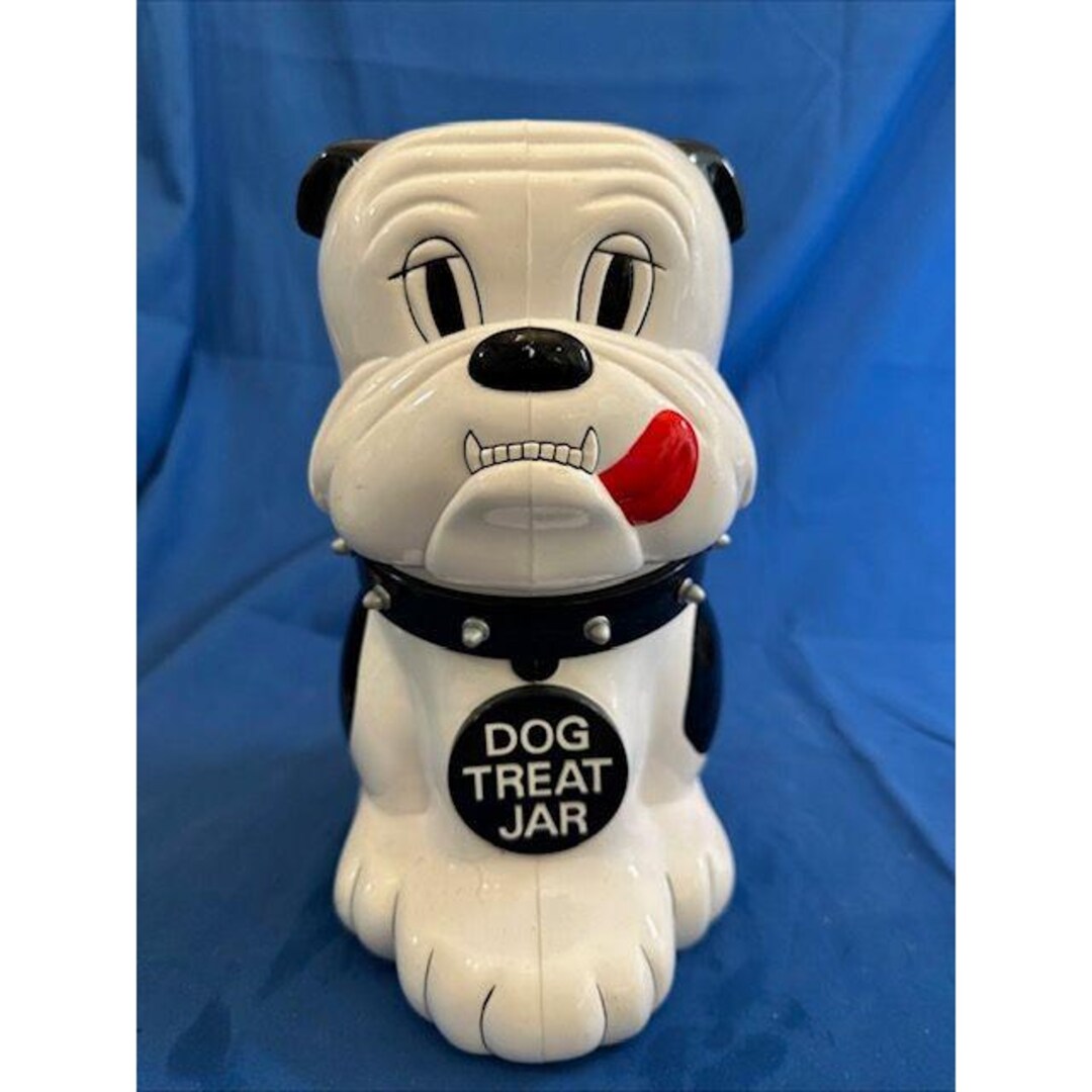 Vintage 1991 Barking Bull Dog Treat Cookie Jar Fundamental LTD Works ...