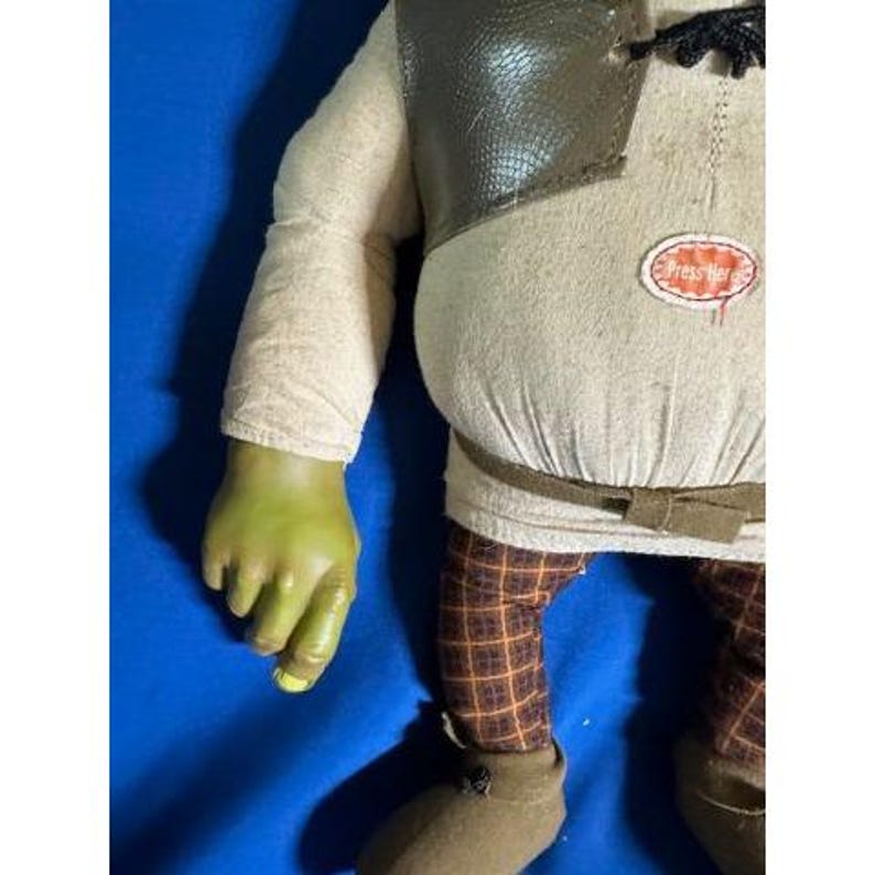 Shrek 2 Talking Plush Doll 15 Inches W Hard Head/hands Working 2004 - Etsy