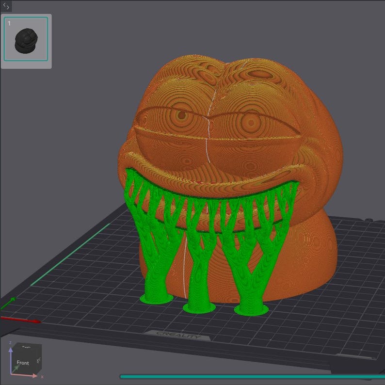 Frog Troll - 3D Printable Piggy Bank & Fantasy Decoration, MEME ...