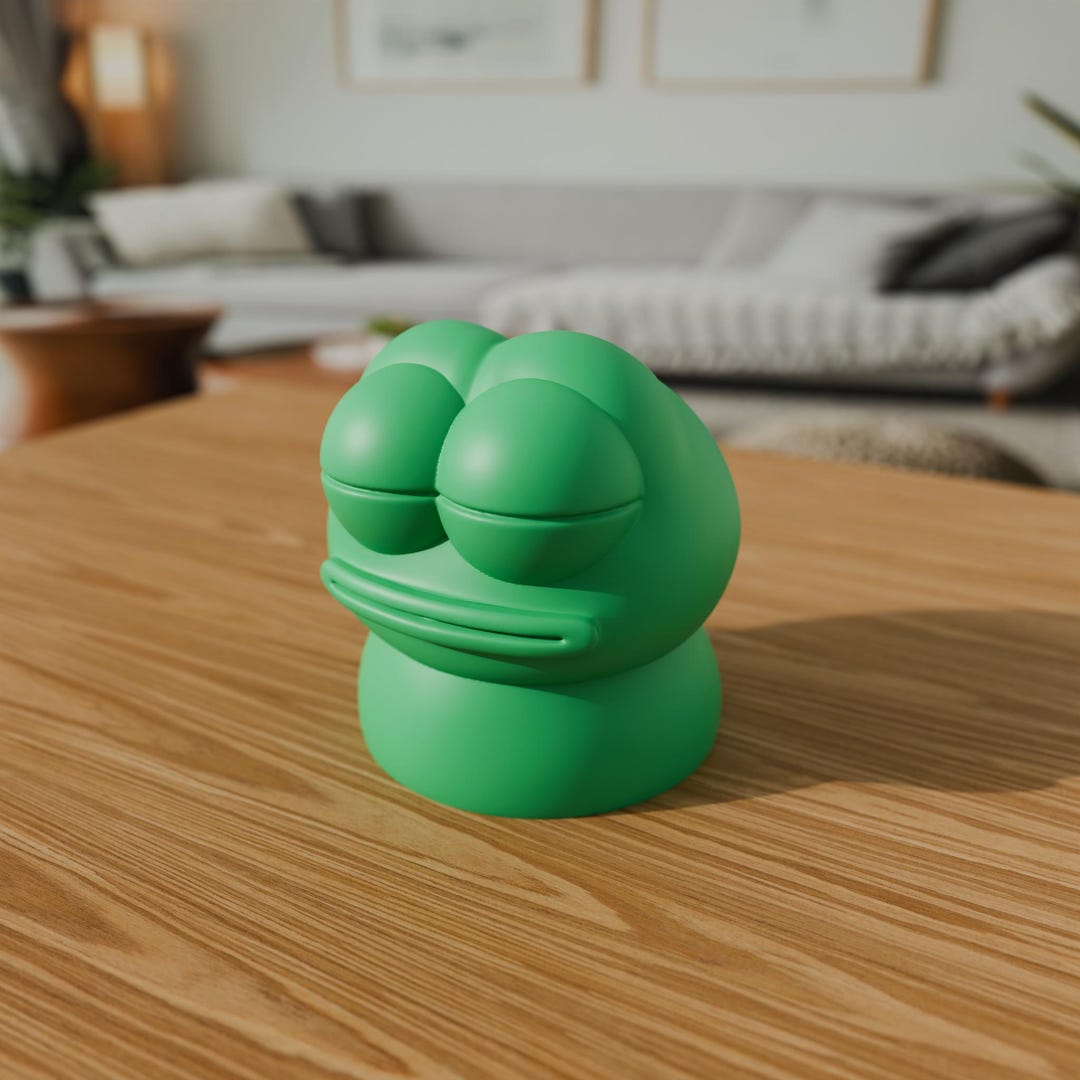 Sleeping Frog - 3D Printable Piggy Bank & Fantasy Decoration - Digital ...