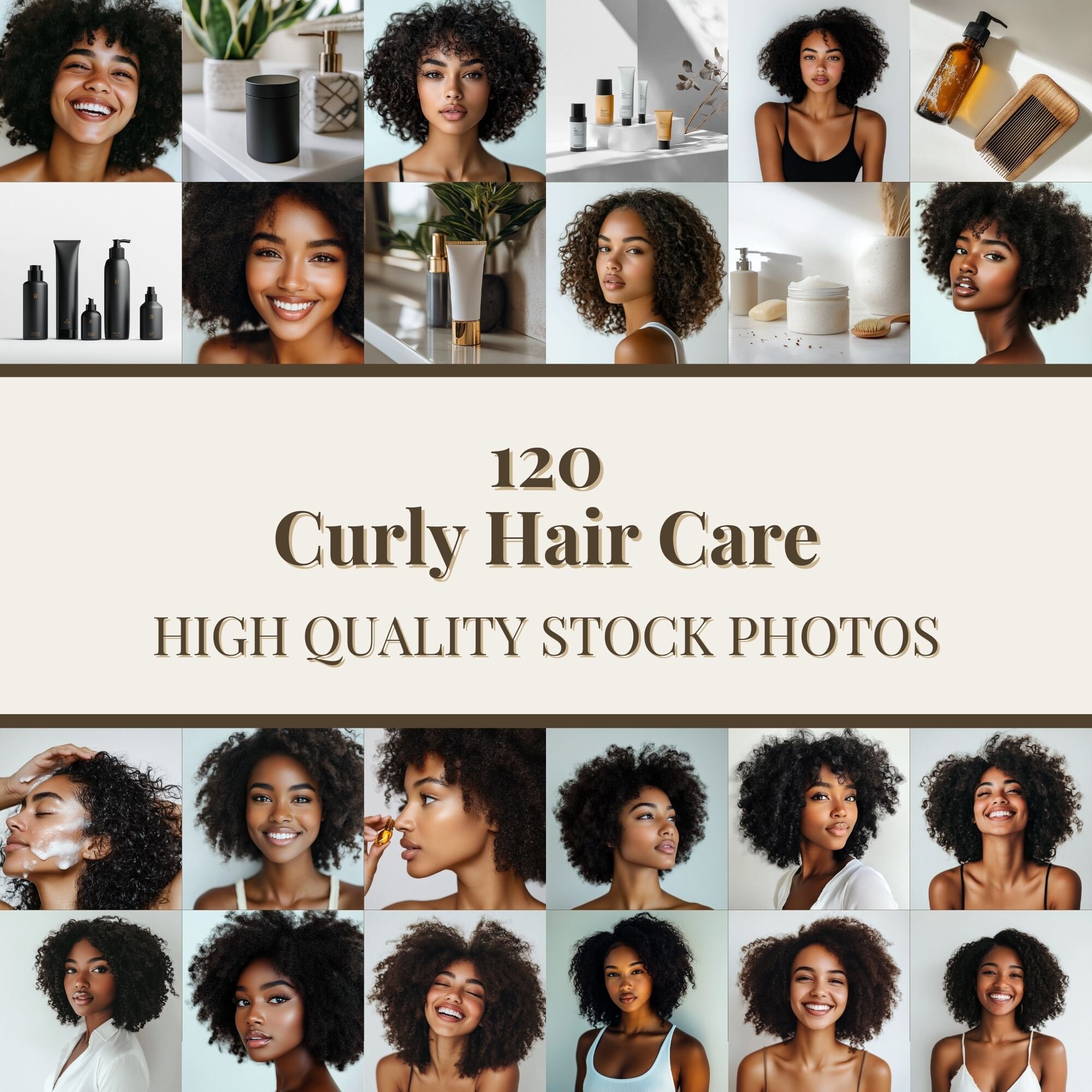 120 Curly Hair Stock Photo | Hair Care Serum Mock-up & Cosmetic Bottle ...