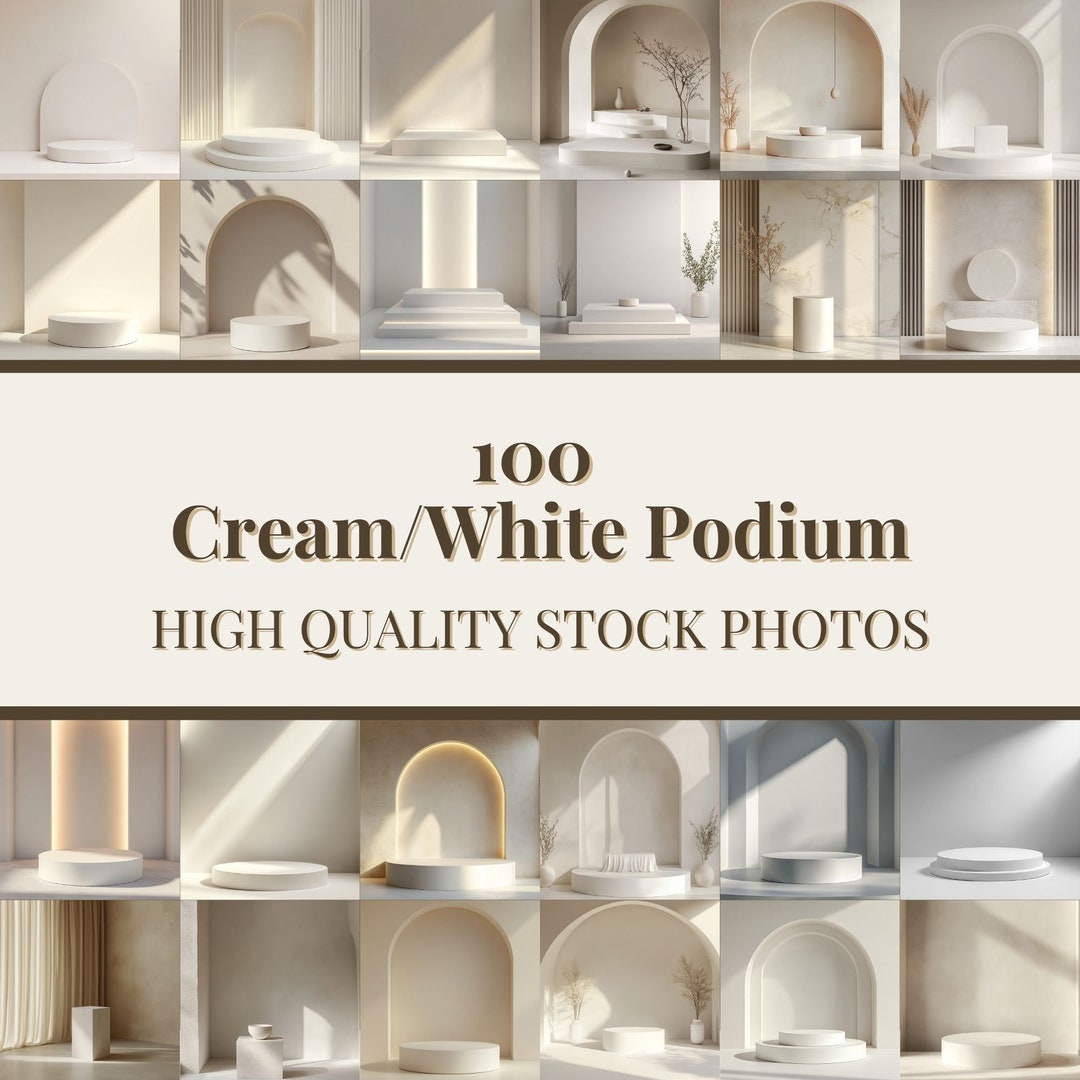100 Minimalistic White Product Showcase | Neutral Product Podium ...