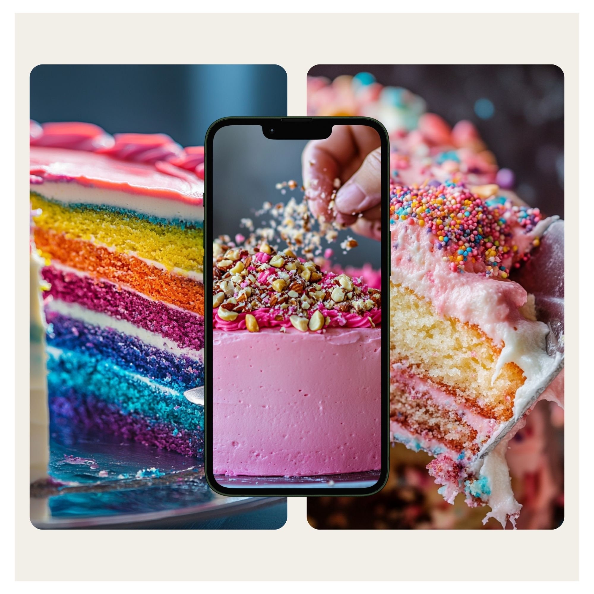 120 Baking Aesthetic Stock Photo Bundle | Pastry, Cookies, Cake, Bread ...