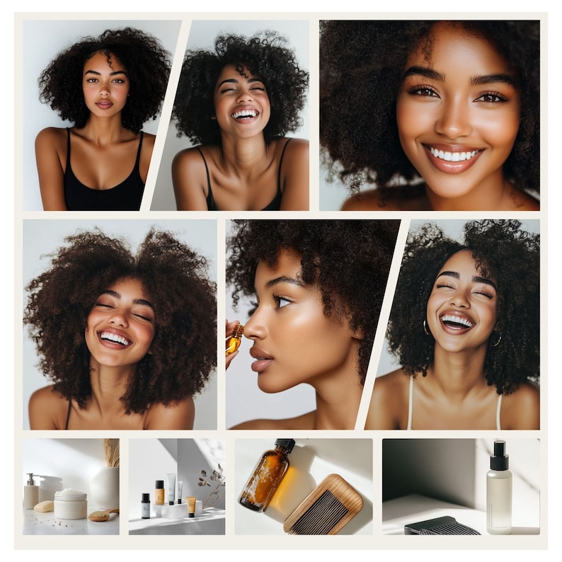 120 Curly Hair Stock Photo | Hair Care Serum Mock-up & Cosmetic Bottle ...