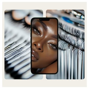 100 Melanin Beauty Eyelash Extensions | High-quality Stock Photos of ...