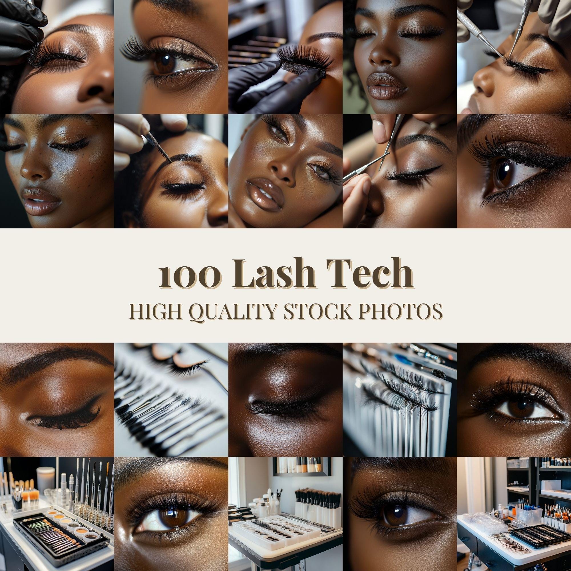 100 Melanin Beauty Eyelash Extensions | High-quality Stock Photos of ...