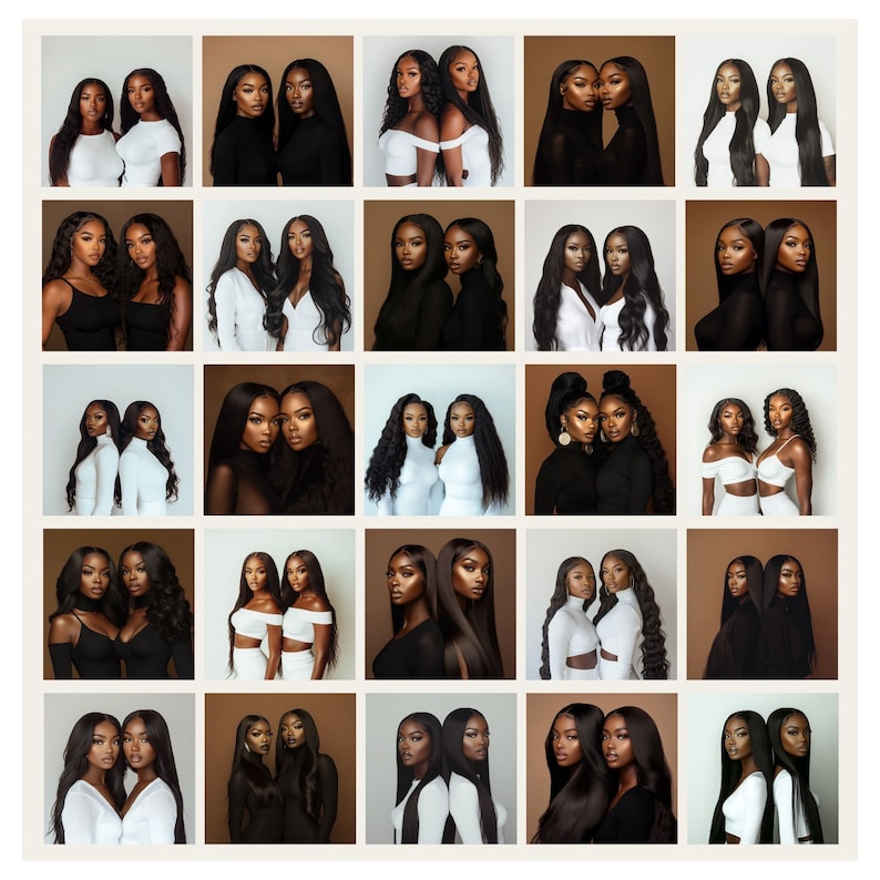 150 Hair Extension Stock Photos - Wig Model, Makeup, Black Beauty, AI ...