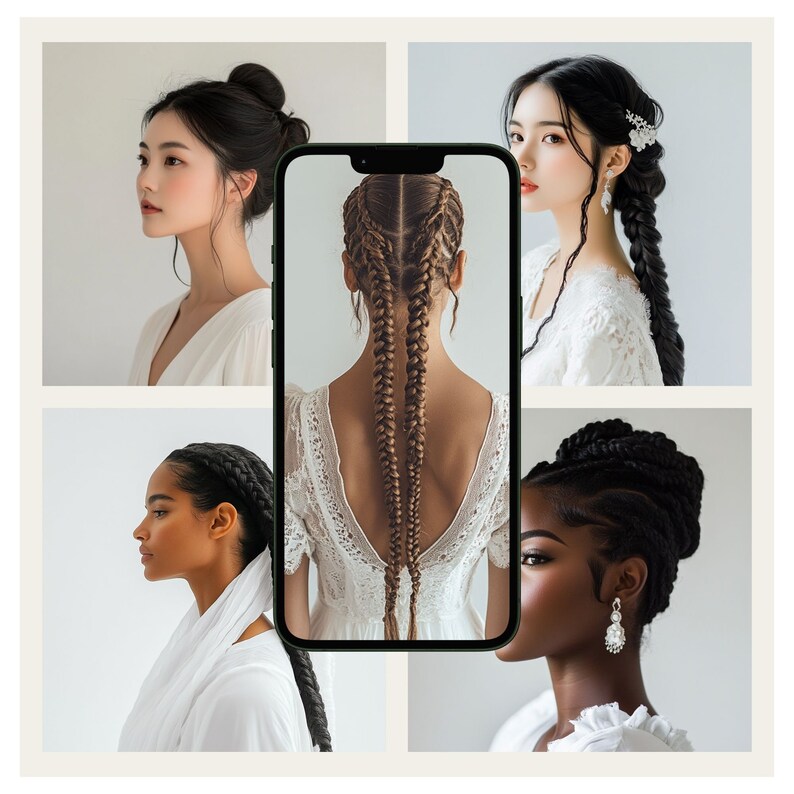 120 Hairstyle Ideas Stock Photo Branding Kit – Social Media Post ...