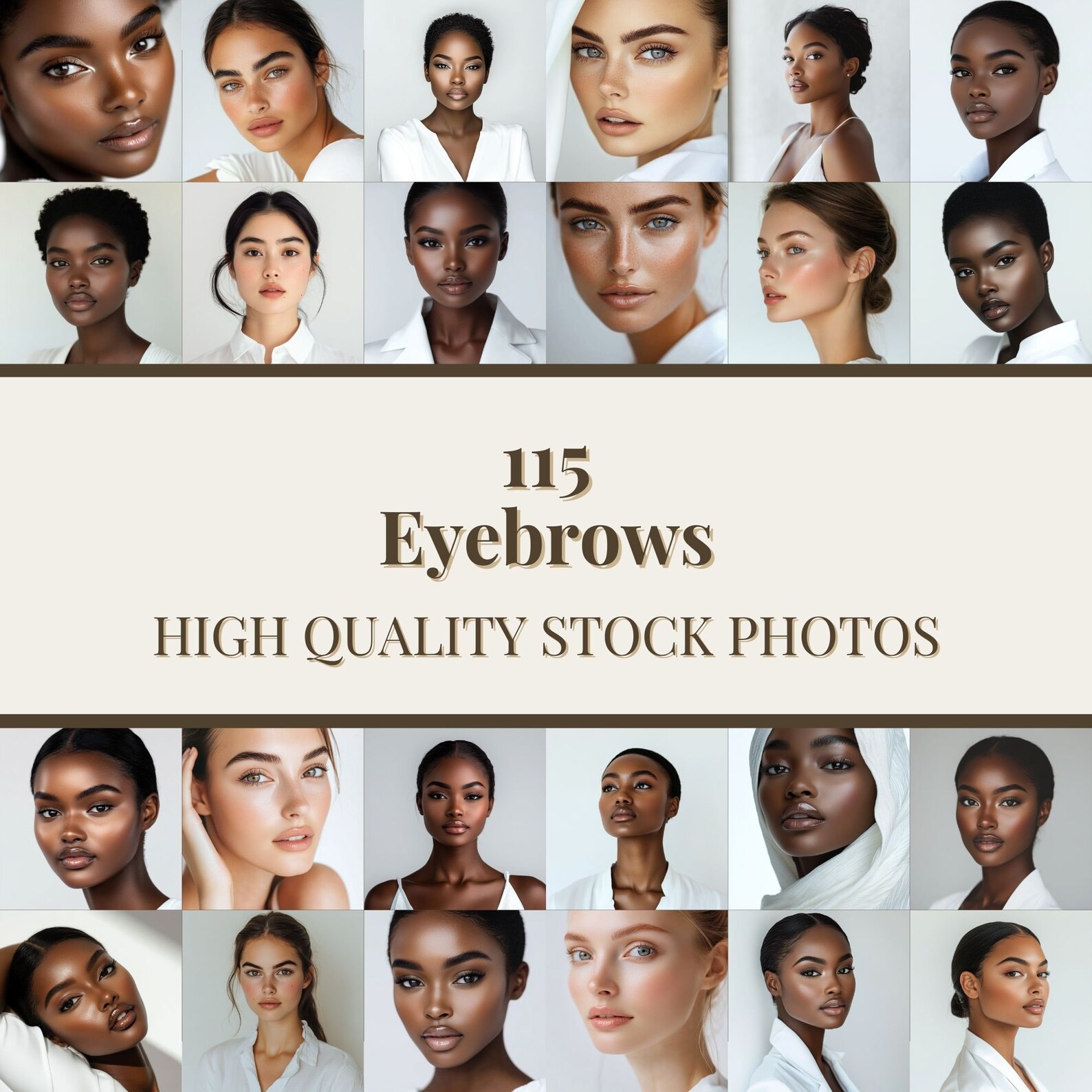 115 Diverse Women Microblading Eyebrows Stock Photo Bundle | Instagram ...