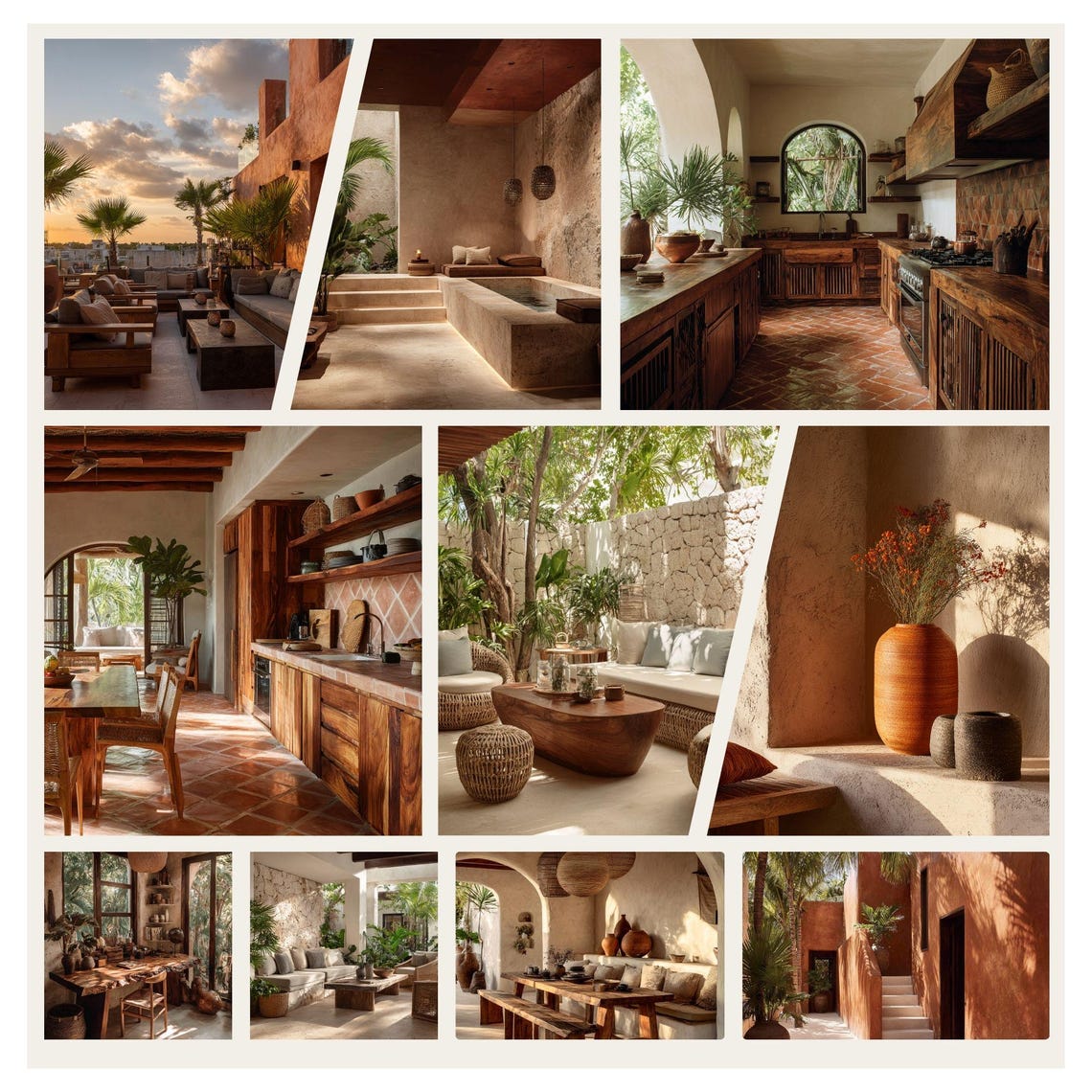 Tulum Images Bundle, Interior Design Stock Photos, Terracotta ...