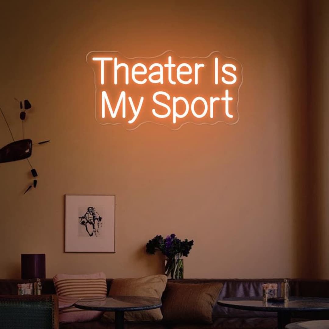 In My Theater Era Neon Sign, Musical Theater Wall Decor, Drama Play ...