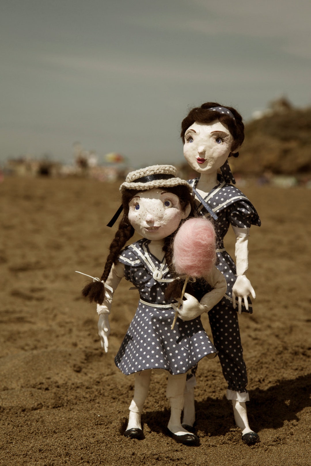 Portia and Purdy- Ooak Handmade Art Doll Sisters - Etsy